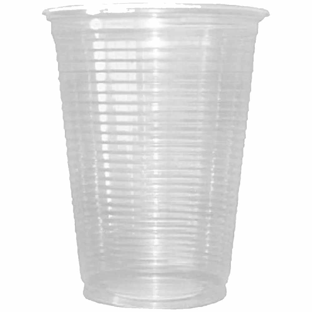Copo Descartável 300ml Transparente Água / 100 Unidades / Totalplast ...